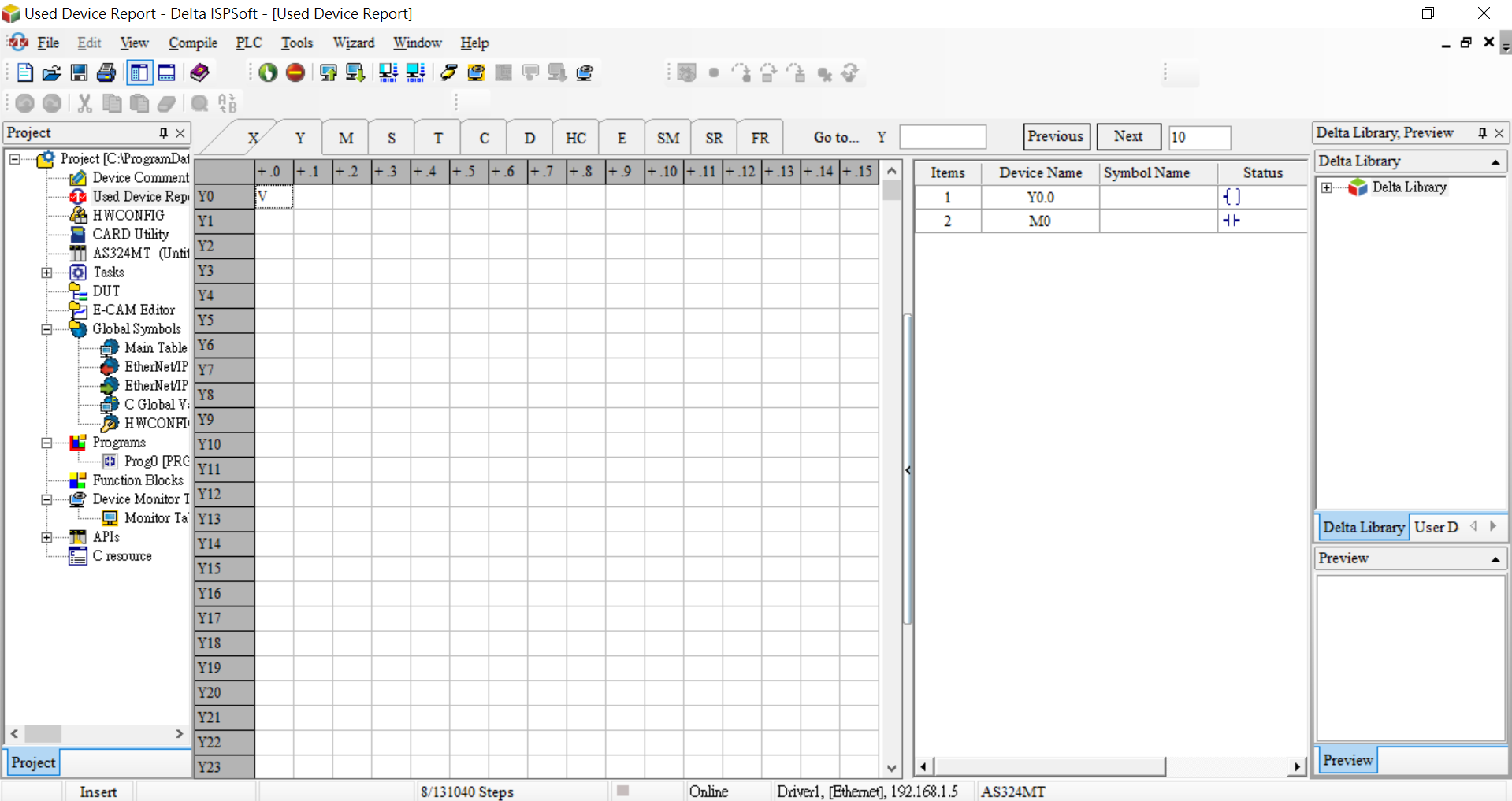 Faqs The Registers Of A Plc Are Used Or Not In Ispsoft Delta